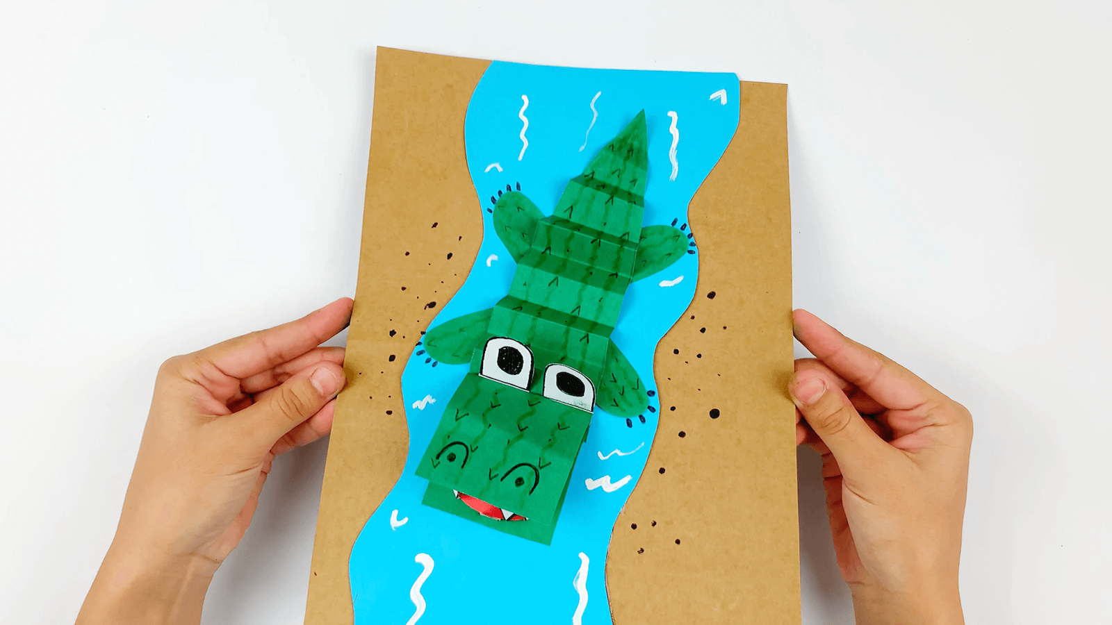 How To Make A Crocodile From Paper